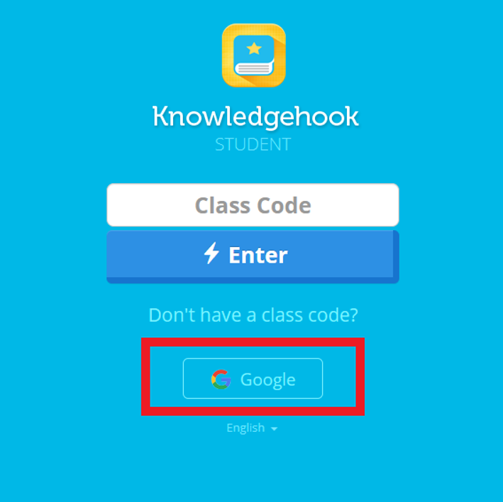 Having Students Log In With Google – Knowledgehook